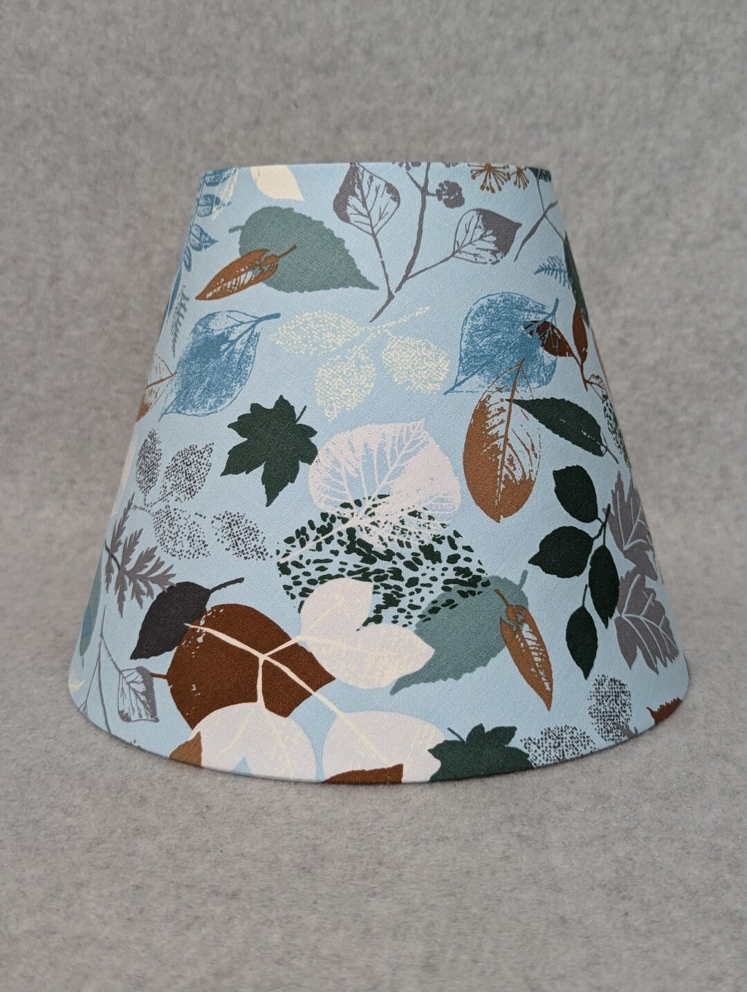Leaf Lamp Shade. Leaves. Brown, White, Blue, Grey, Gray. Plants. Shades ...