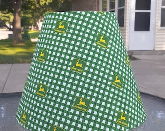 John Deere Tractor Lamp Shade. Shades Are 9.5 Wide at the Bottom, 5 ...