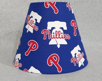 Baseball Lamp Shade. Seams. Blue Shades Are 9.5 X | Etsy