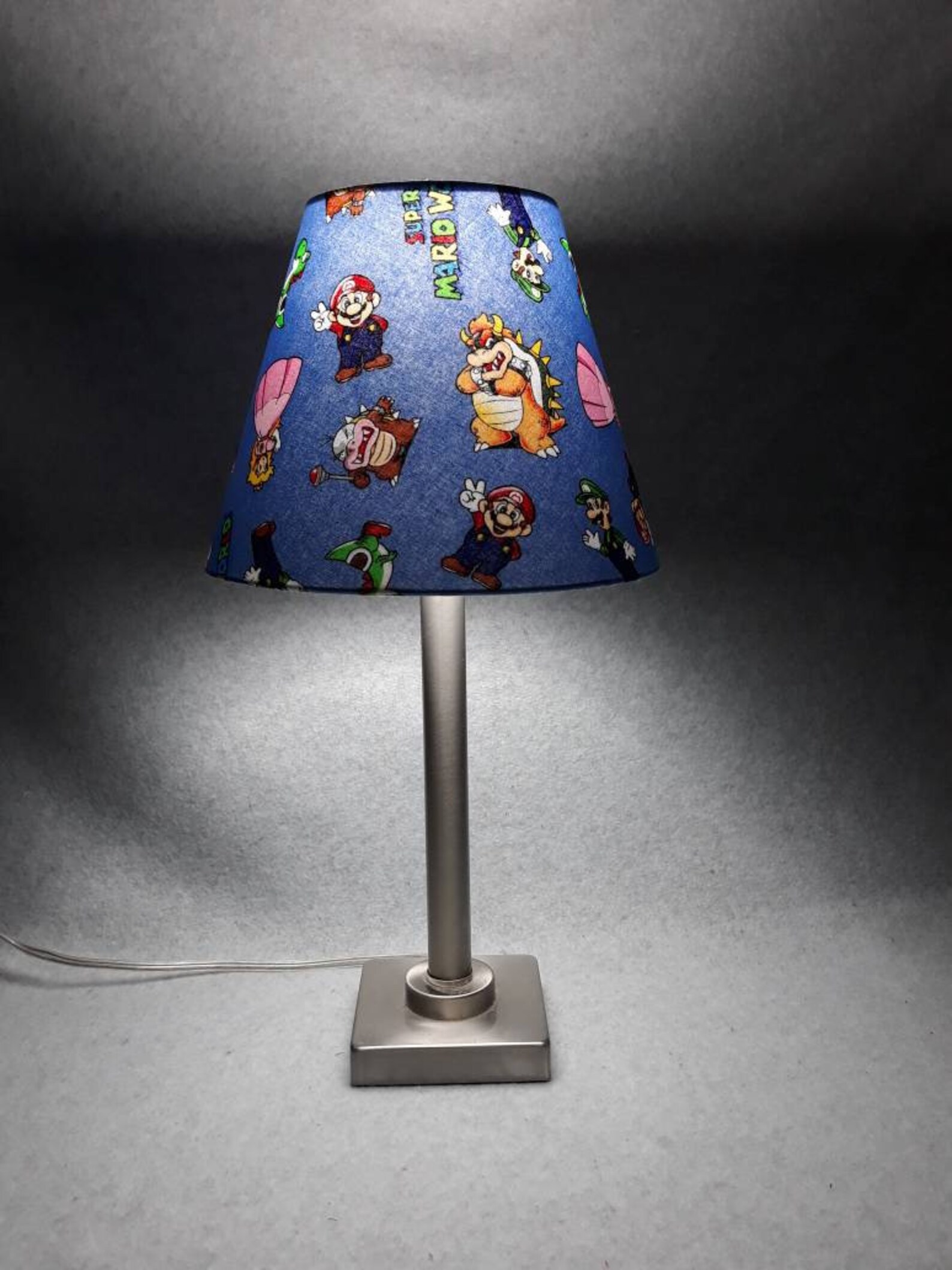 Super Mario World Lamp Shade nintendo. Characters Packed. - Etsy