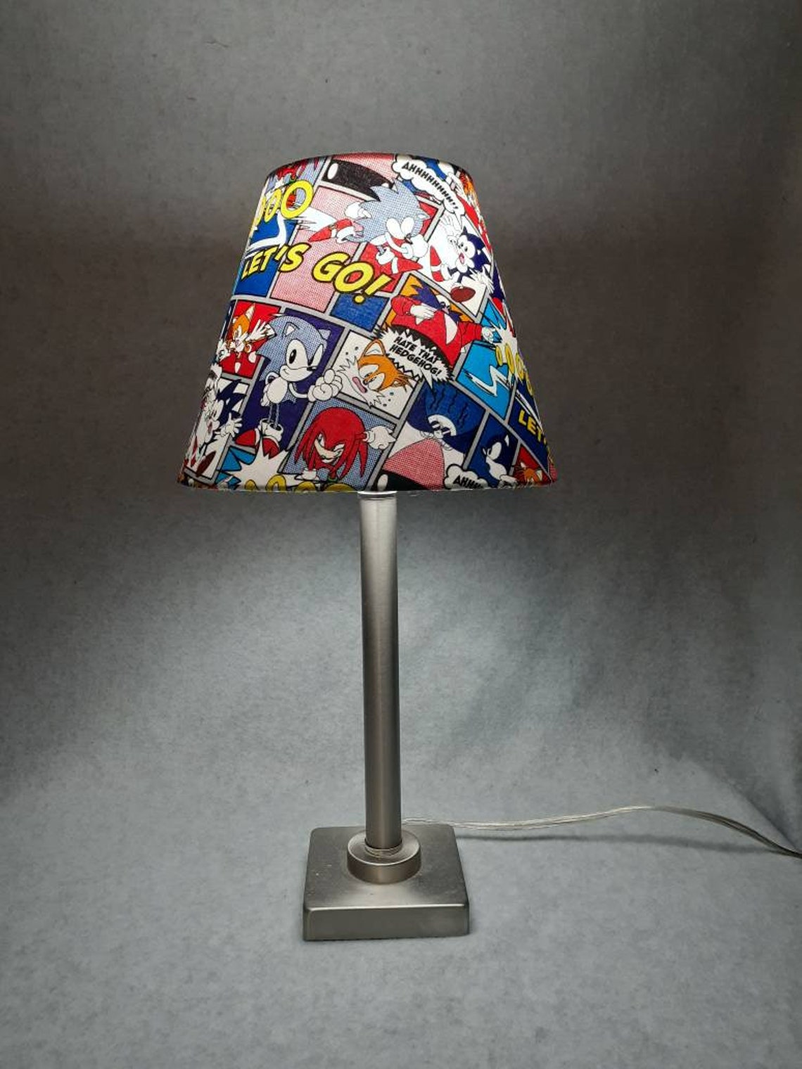 Sonic the Hedgehog Lamp Shade (nintendo, Sega) Characters Packed ...