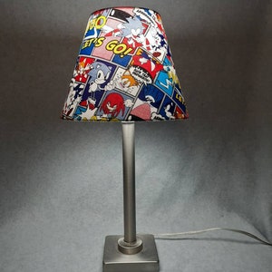 Sonic the Hedgehog Lamp Shade (nintendo, Sega) Characters Packed ...