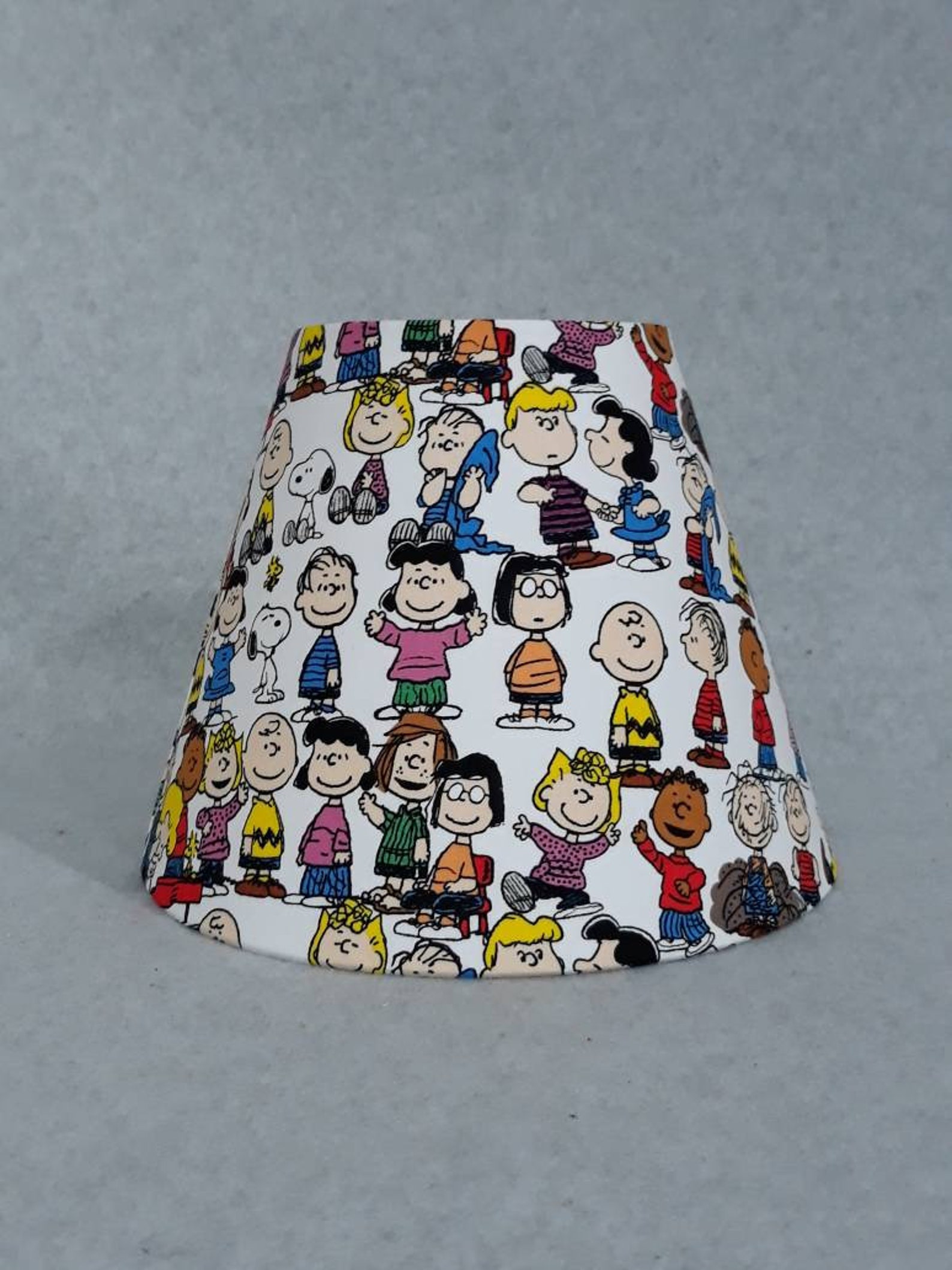 Peanuts Lamp Shade. Snoopy. Charlie Brown. Shade is 9.5" Wide at the ...