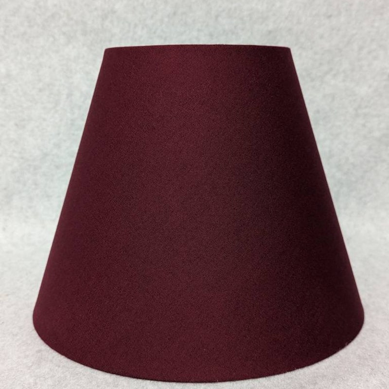 Burgundy Table Lamp Shade - Etsy