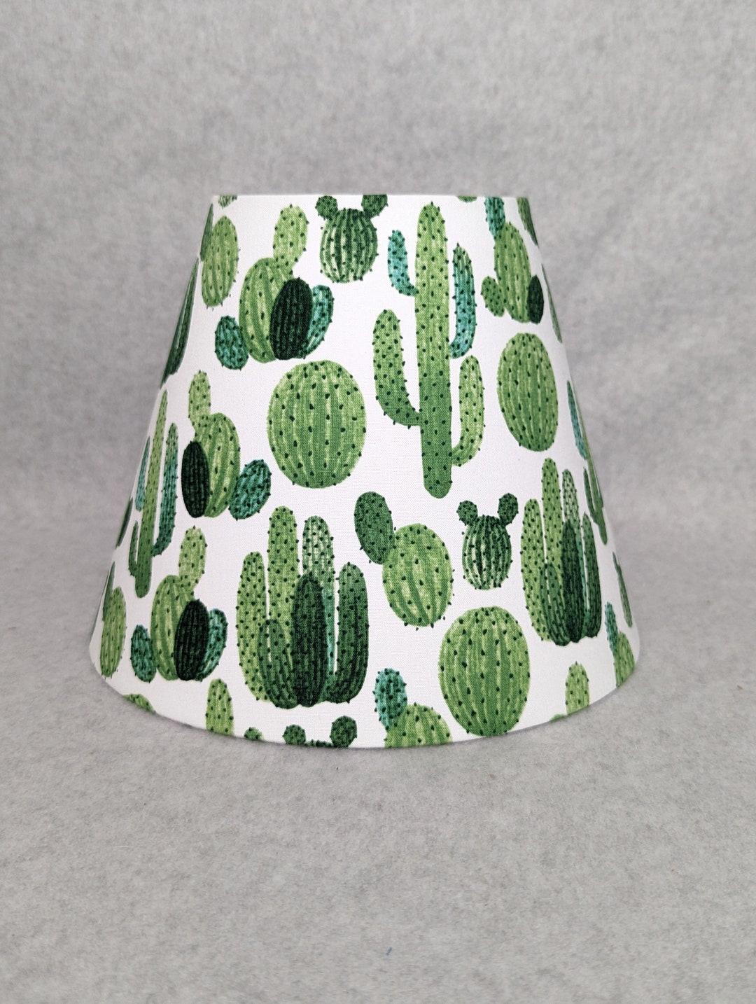 Cactus Lamp Shade. Plants. Flowers. Succulent. Shades Are 9.5" X 5" X 7 ...