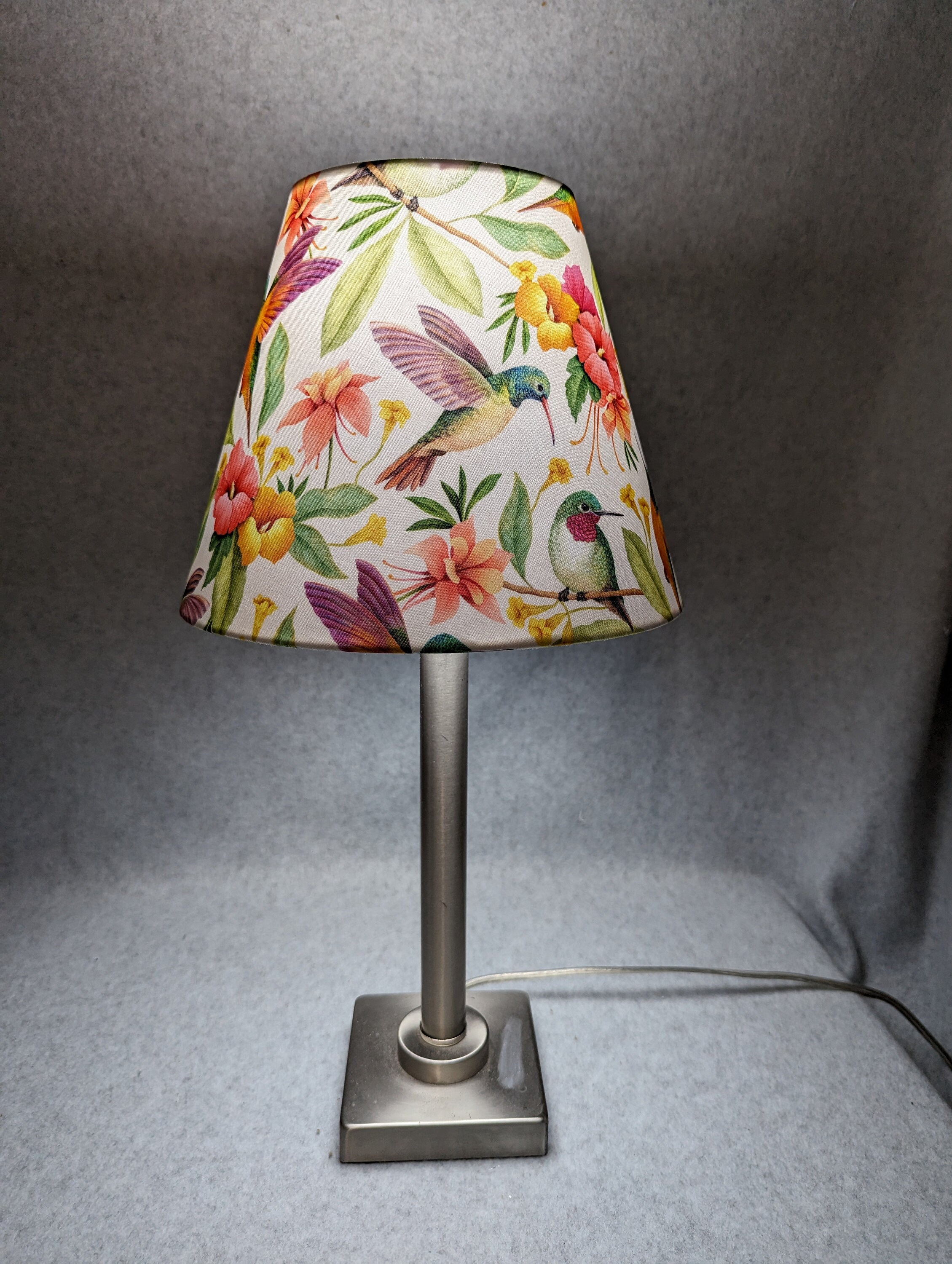 Hummingbird Lamp Shade. Hummingbirds. Birds. Trees. Flowers. Shades Are ...