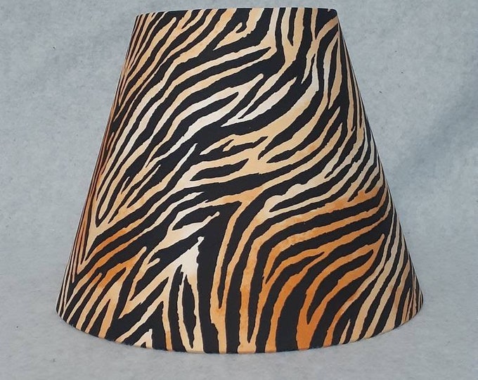 African Tiger Print Lamp Shade - Etsy