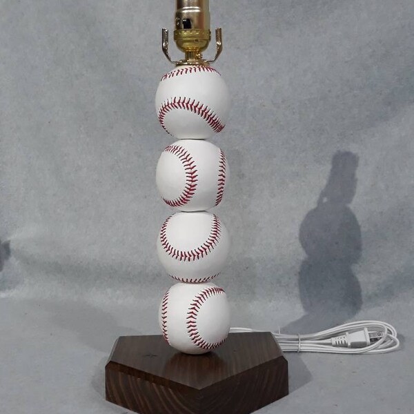 Baseball Lamp - Etsy