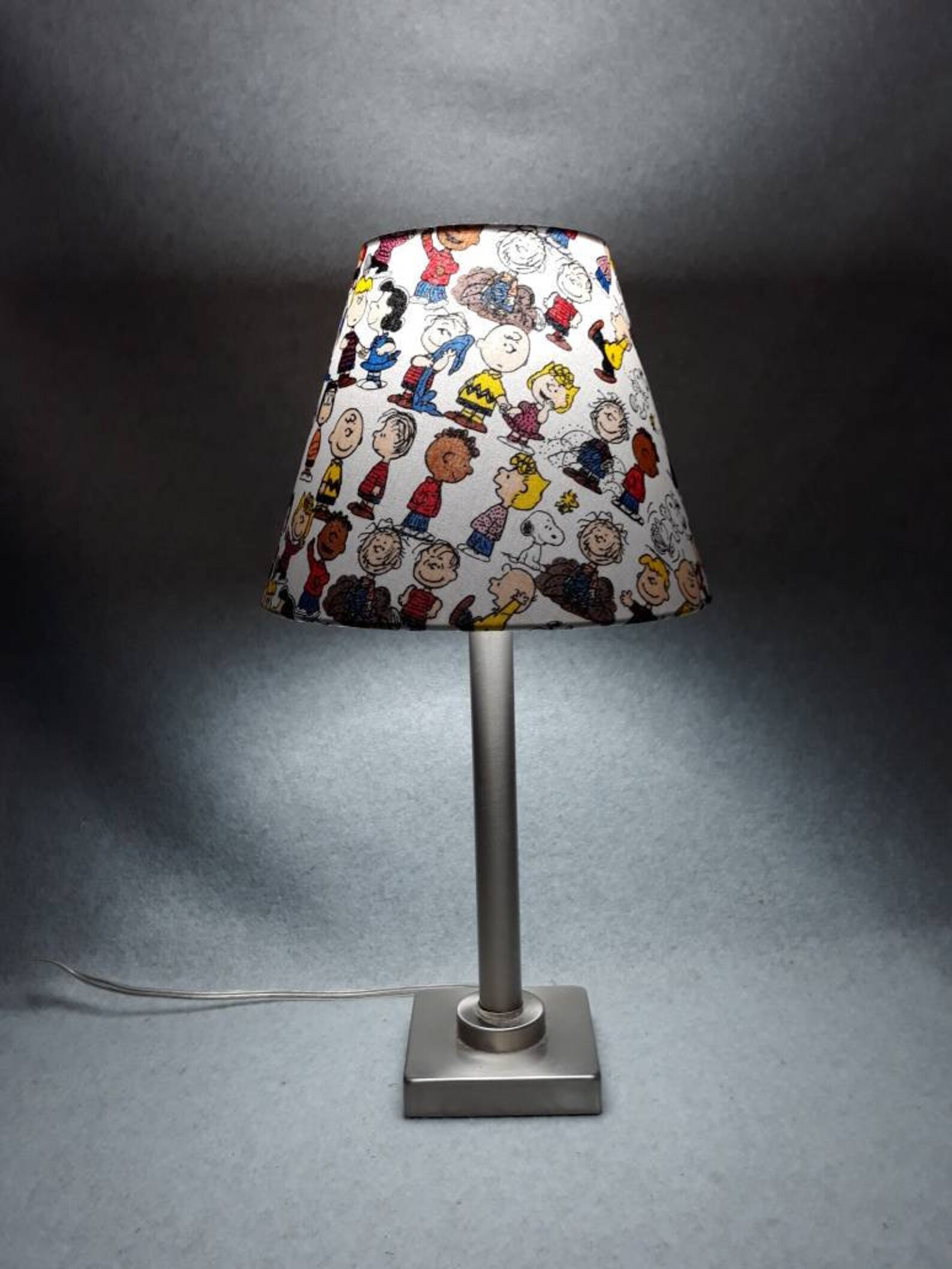 Peanuts Lamp Shade. Snoopy. Charlie Brown. Shade is 9.5" Wide at the ...