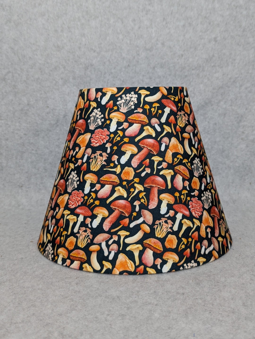 Mushrooms Packed Lamp Shade. Cottage Core. Fungus. Fungi. Mushroom ...