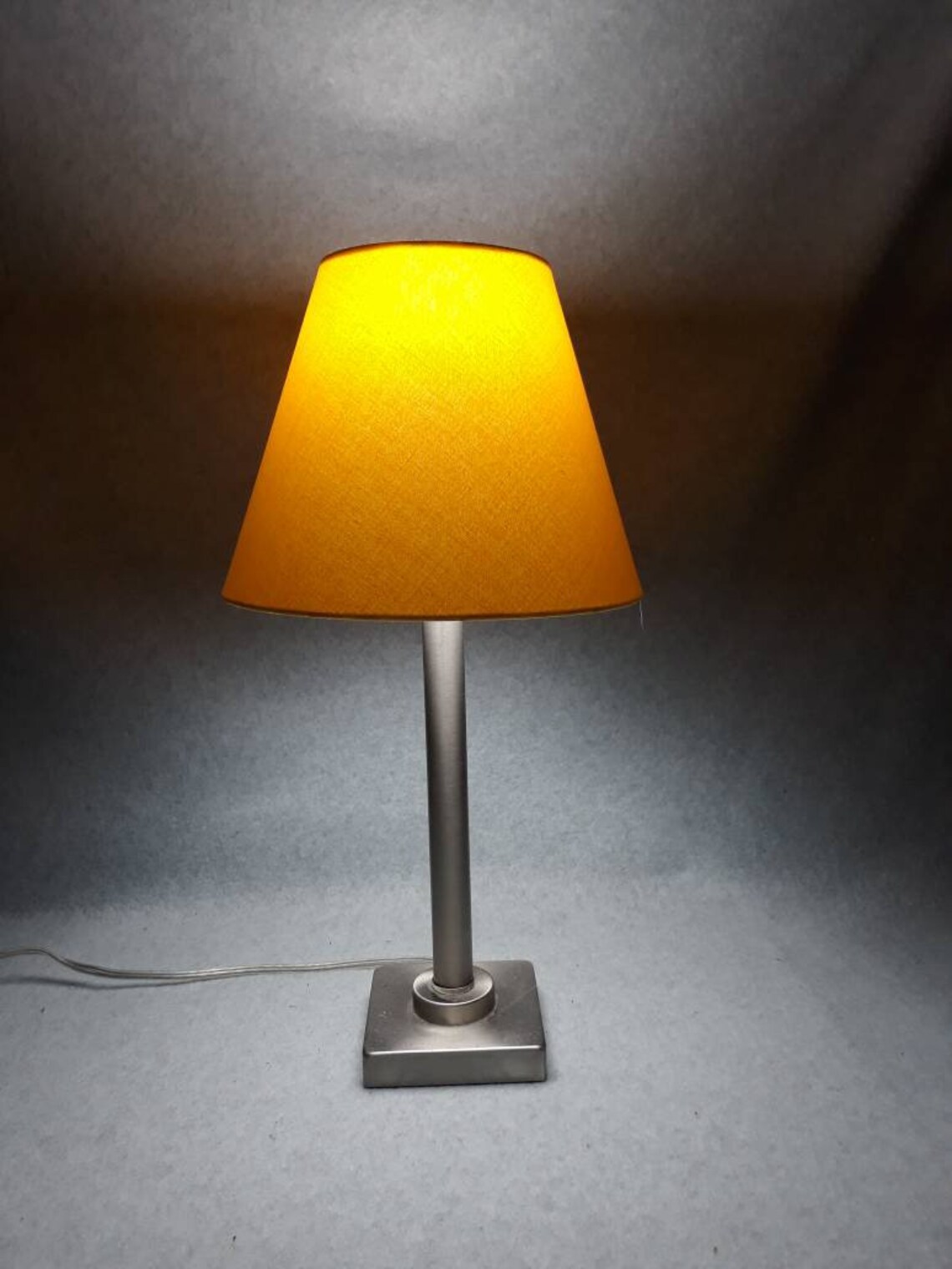 Yellow Lamp Shade. Solid Color. Shade is 9.5 Wide at the Bottom, 5 ...