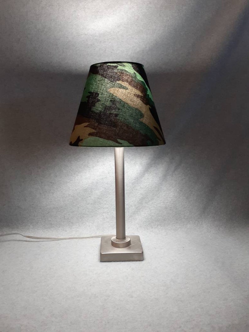 Camouflage Lamp Shade Camo Shades Are 9 5 X 5 X Etsy