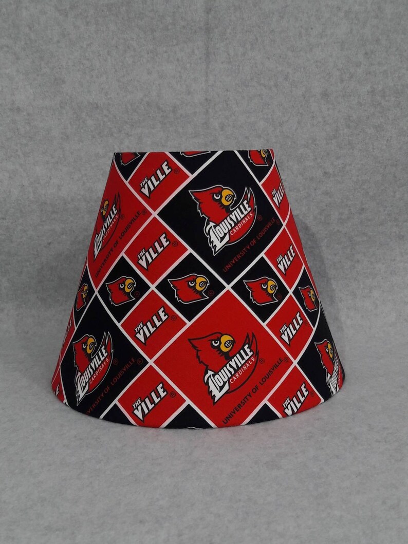 Louisville Cardinals Lamp Shade. Darker Red Than Shown My | Etsy
