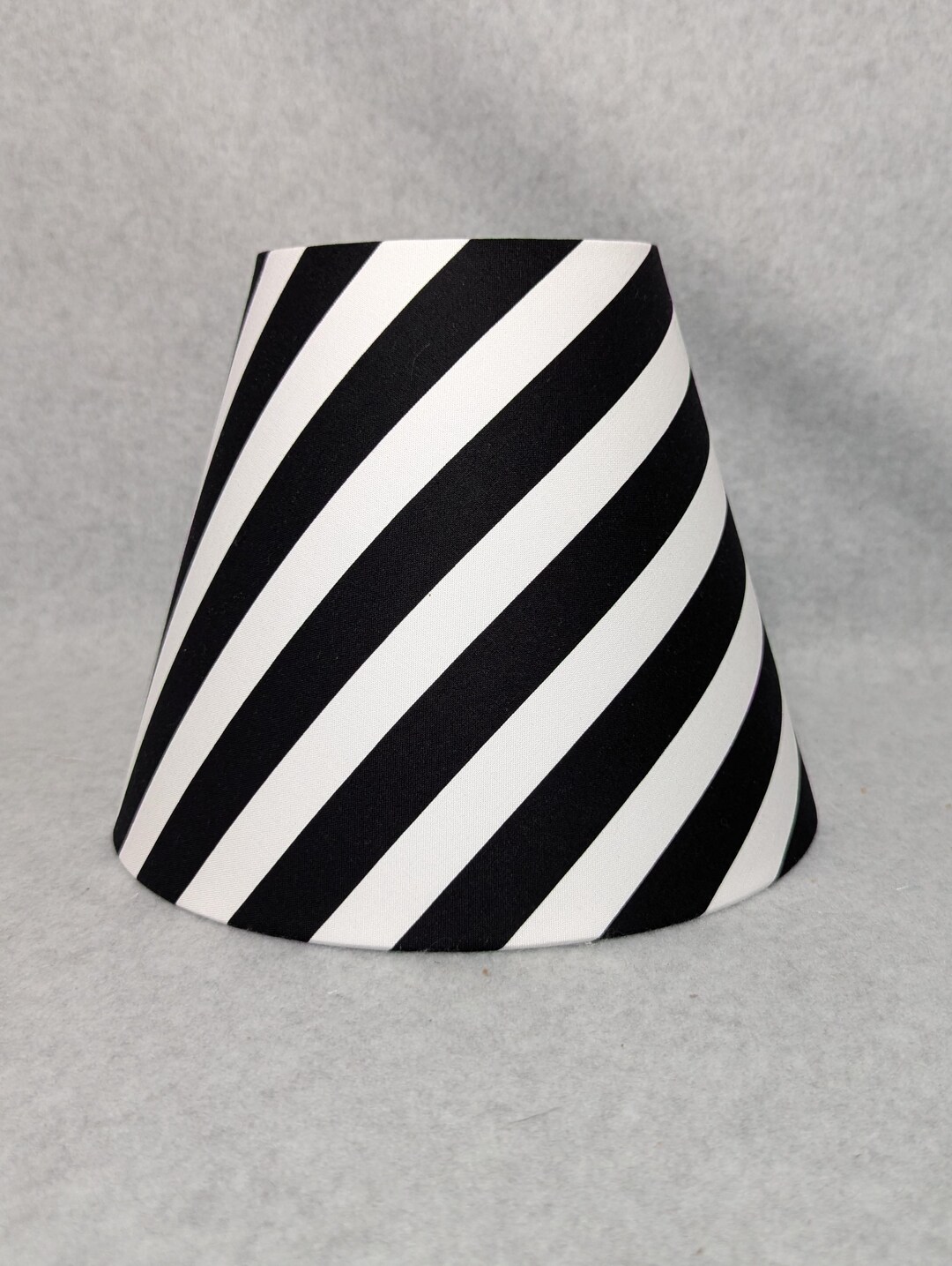 Black and White Striped Lamp Shade, Stripe, Stripes. Shade is 9.5 Wide ...