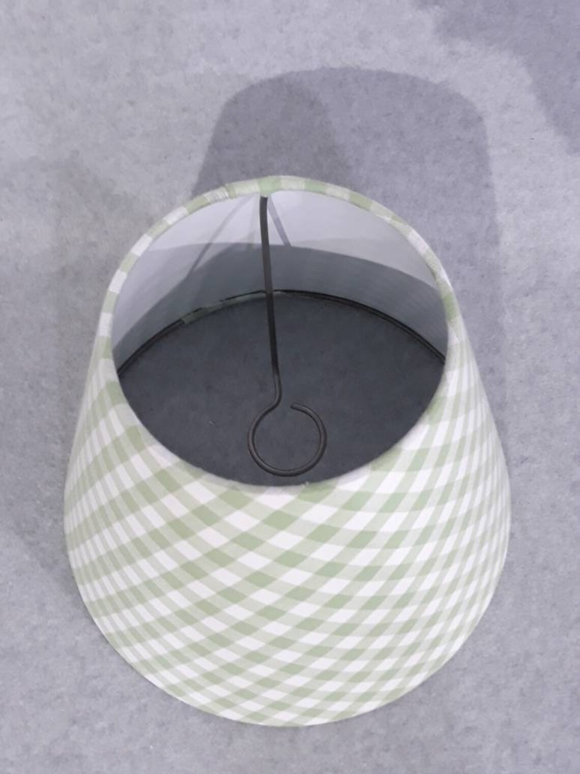 Green Gingham Check Lamp Shade. Checkered. Green and White. - Etsy