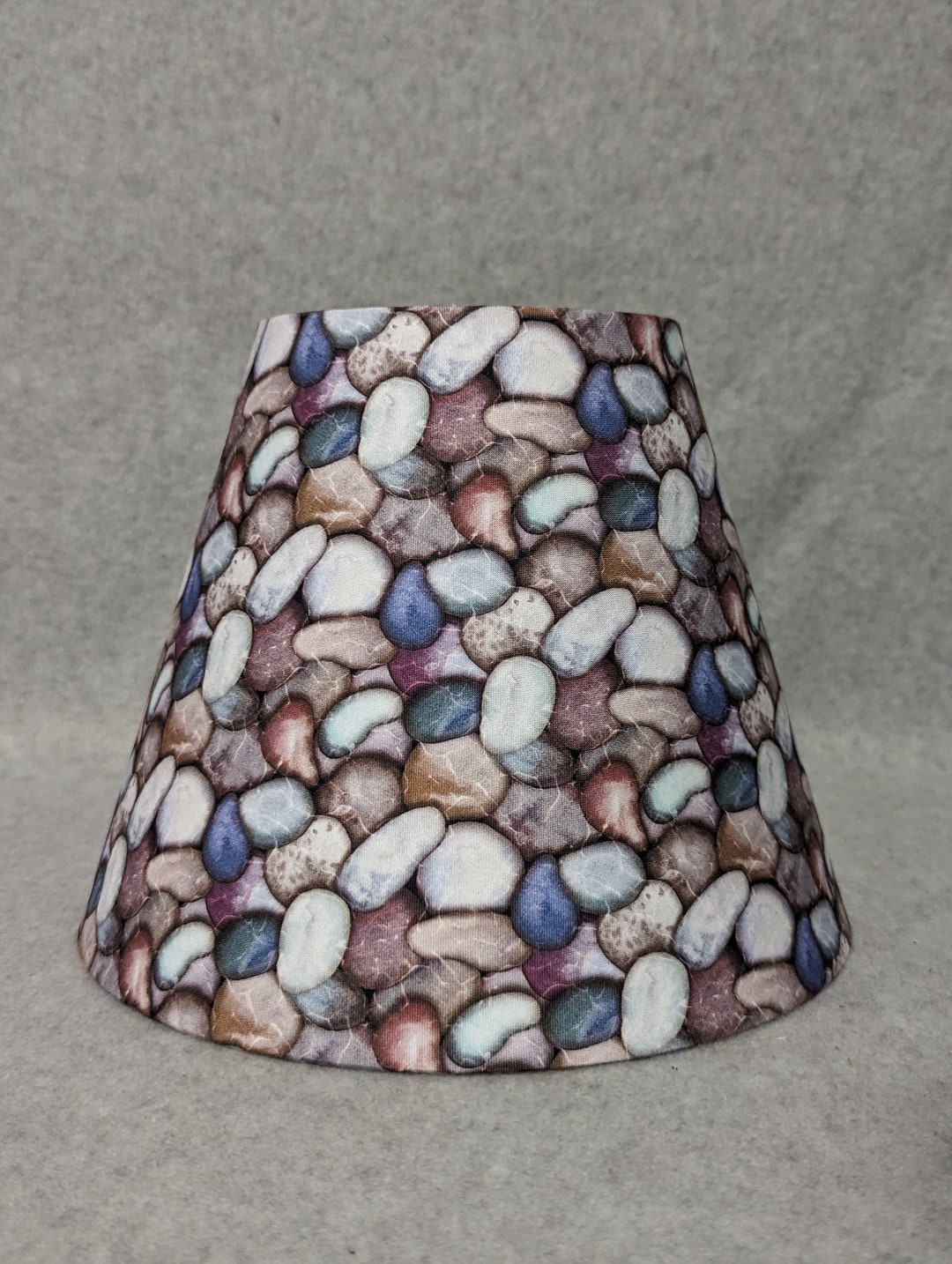 Colorful Pebbles Lamp Shade. Rocks. Shades Are 9.5 X 5 X 7 Tall - Etsy