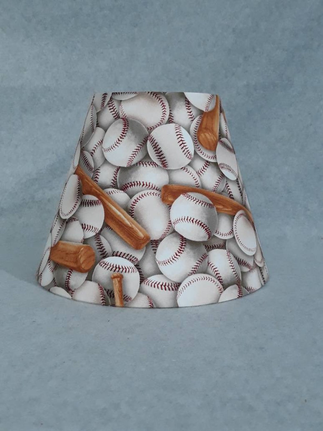 Baseball Lamp Shade. Bats and Balls. Shades Are 9.5" X 5" X 7" Tall - Etsy