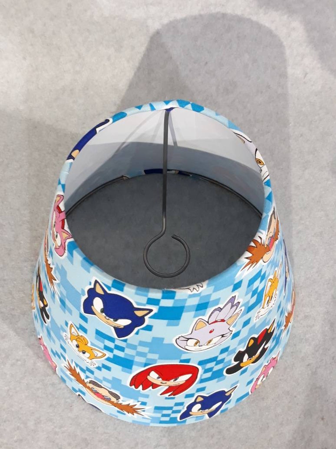 Sonic the Hedgehog Lamp Shade nintendo Sega Characters - Etsy