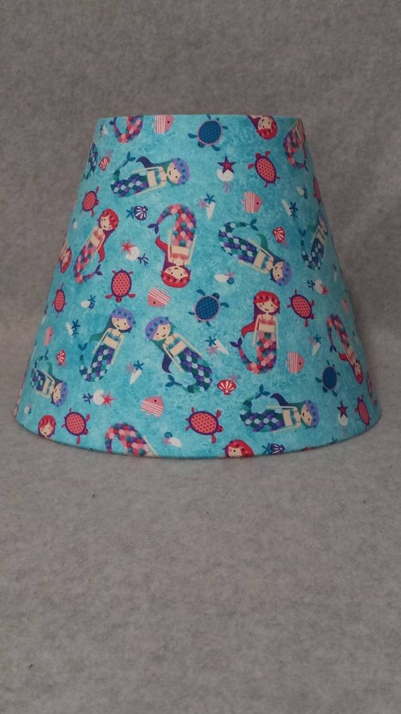 Nautical Mermaid Shade. Turtle. Shades Are 9.5 Wide at - Etsy