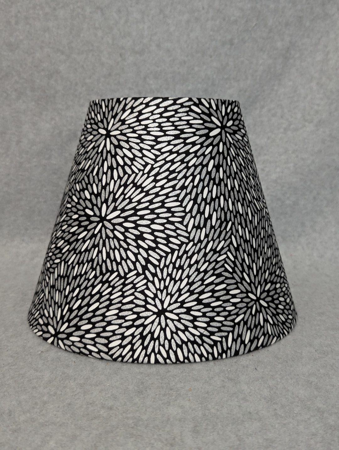 Silver Metallic Retro Look Lamp Shade. Art Deco. Shiny! Metallic. Shade ...