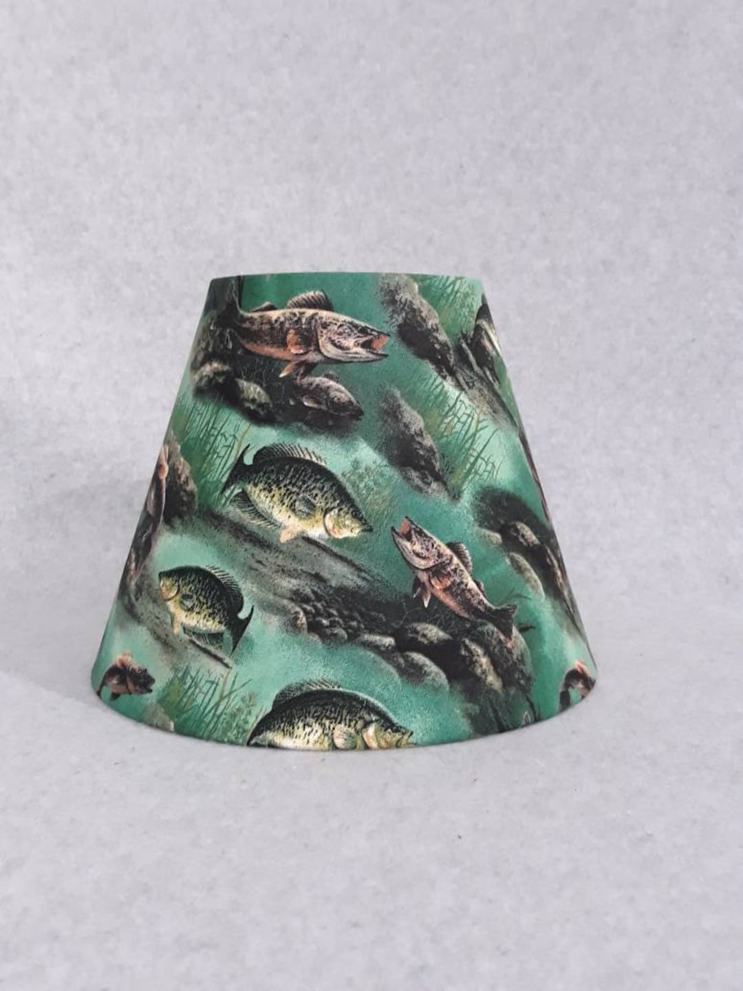 Fishing. Walley, Crappie Lamp Shade. Shades Are 9.5" X 5" X 7" Tall - Etsy