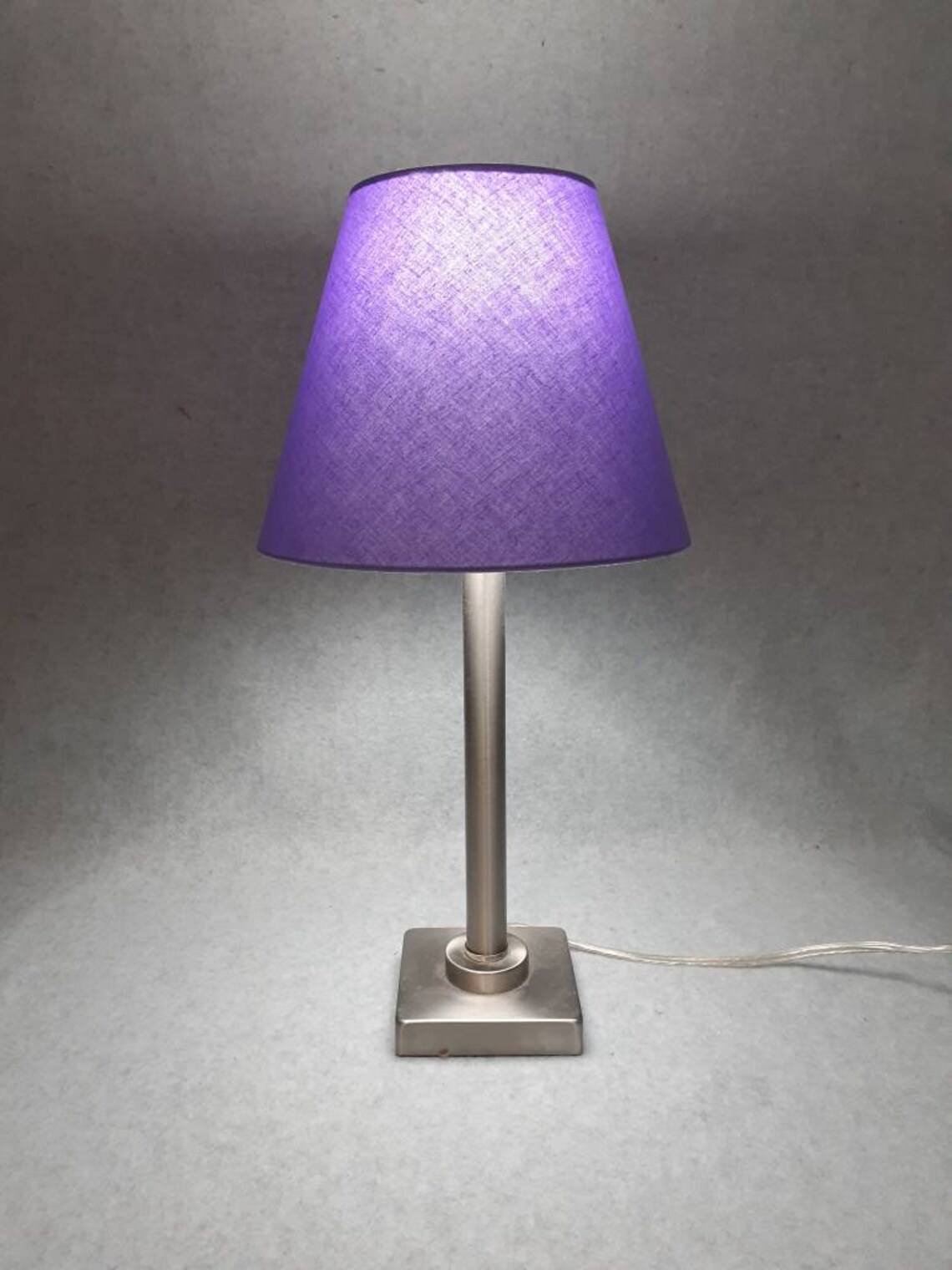 Lavender Lamp Shade. Violet. Solid Color. Shade is 9.5 - Etsy