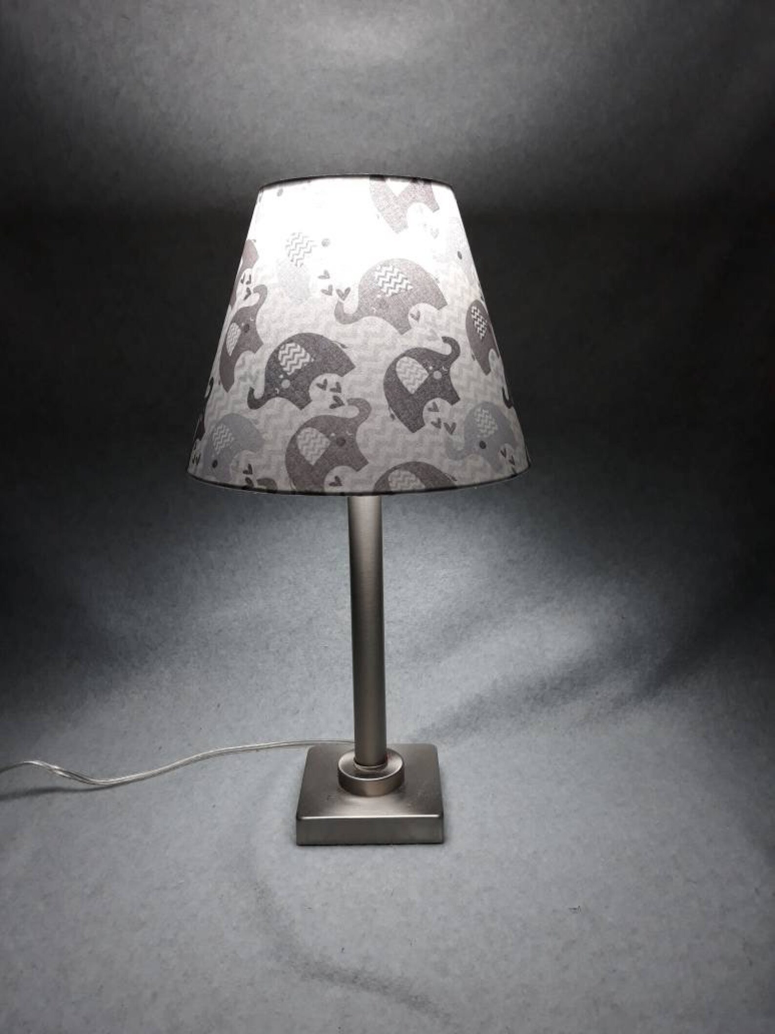 Elephant Lamp Shade. 5 Color Schemes Available Nursery. - Etsy