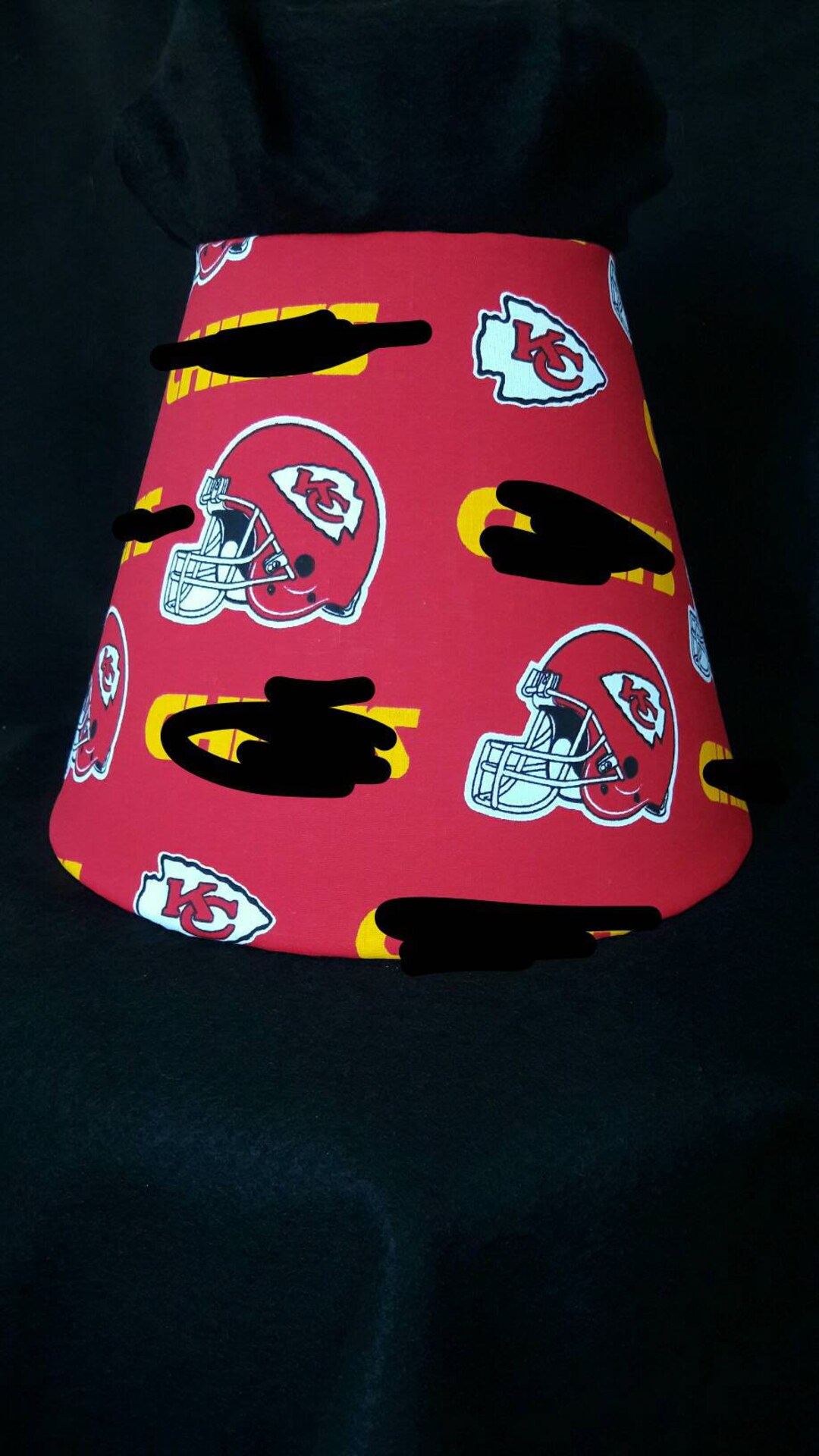 Kansas City Lamp Shade. NFL. Shades Are 9.5 X 5 X 7 Tall - Etsy
