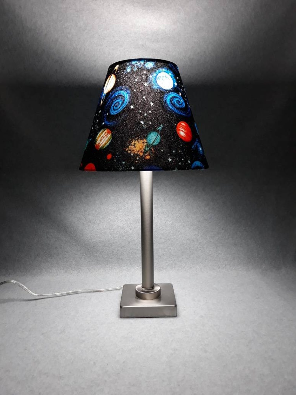 Outer Space Lamp Shade. Galaxy. Milky Way. Earth. Planets. Stars ...