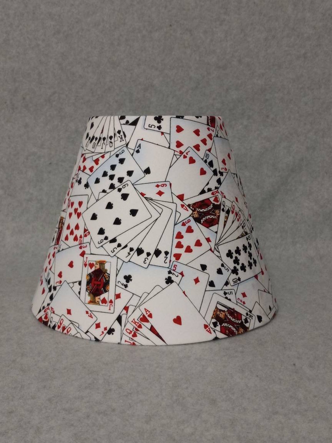 Playing Cards Lamp Shade. Poker. Gambling. Texas Holdem. Shades Are 9.5 ...