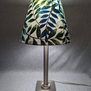 Colorful Leaves Lamp Shade. Fern. Leaf. Shades Are 9.5" X 5" X 7" Tall ...
