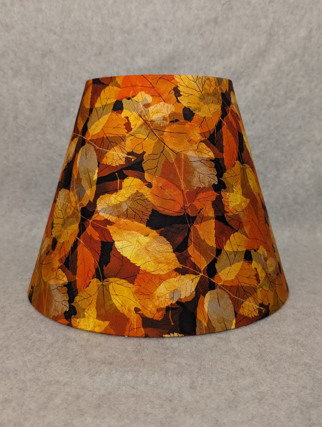 Fall, Autumn Leaves Lamp Shade. Colorful. Leaf. Shades Are 9.5" X 5" X ...