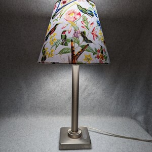 Hummingbird, Light Blue Background Lamp Shade. Birds. Sparkle. Shine ...