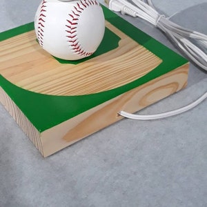 Baseball or Softball Lamp With Baseball/softball Diamond Base. - Etsy