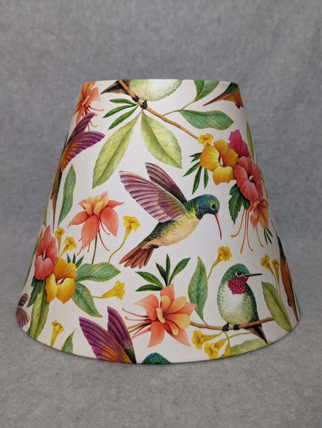 Hummingbird Lamp Shade. Hummingbirds. Birds. Trees. Flowers. Shades Are ...