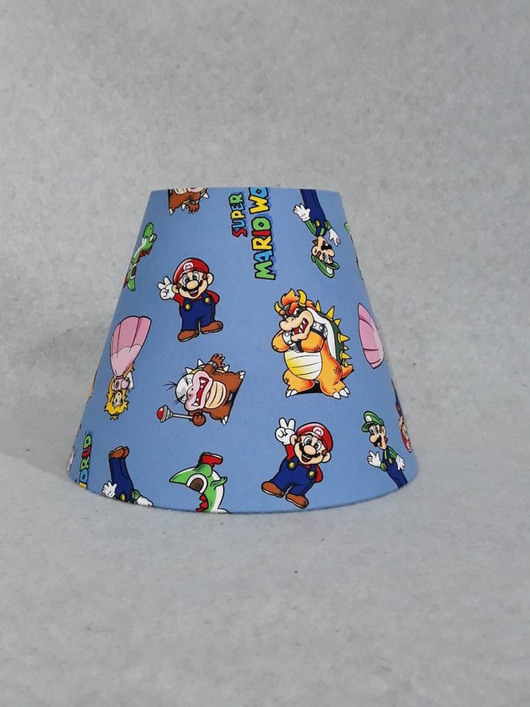 Super Mario World Lamp Shade nintendo. Characters Packed. - Etsy