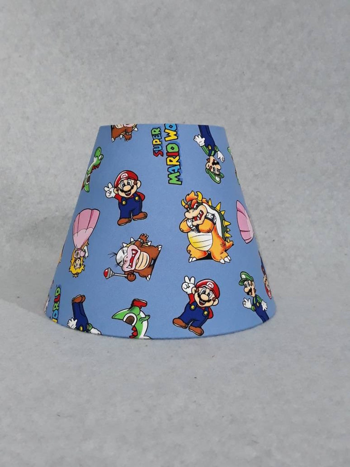 Super Mario World Lamp Shade nintendo. Characters Packed. - Etsy