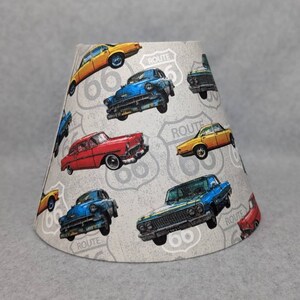 Classic Car Lamp Shade. Route 66. Shades Are 9.5 X 5 X 7 Tall - Etsy