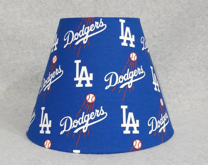 Los Angeles Dodgers Lamp Shade, Baseball. Shades Are 9.5" X 5" X 7 ...