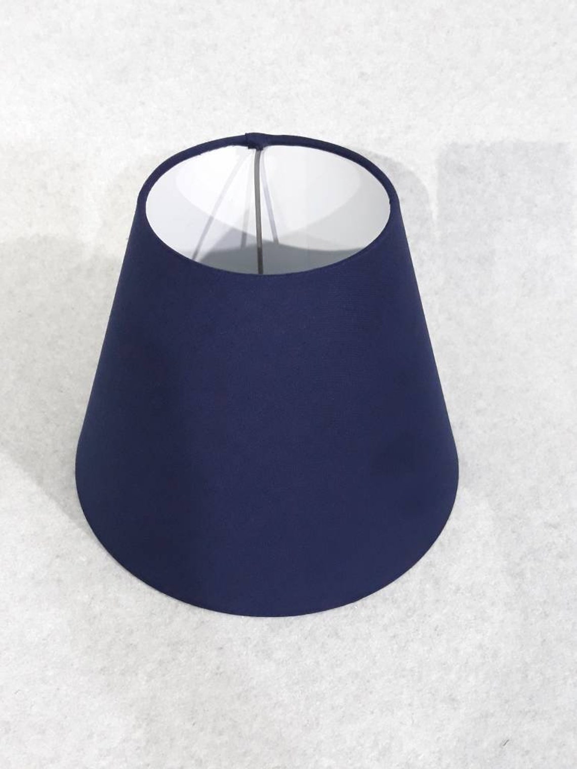 Dark Navy Blue Lamp Shade. Deep Navy. 9.5 Wide at the - Etsy