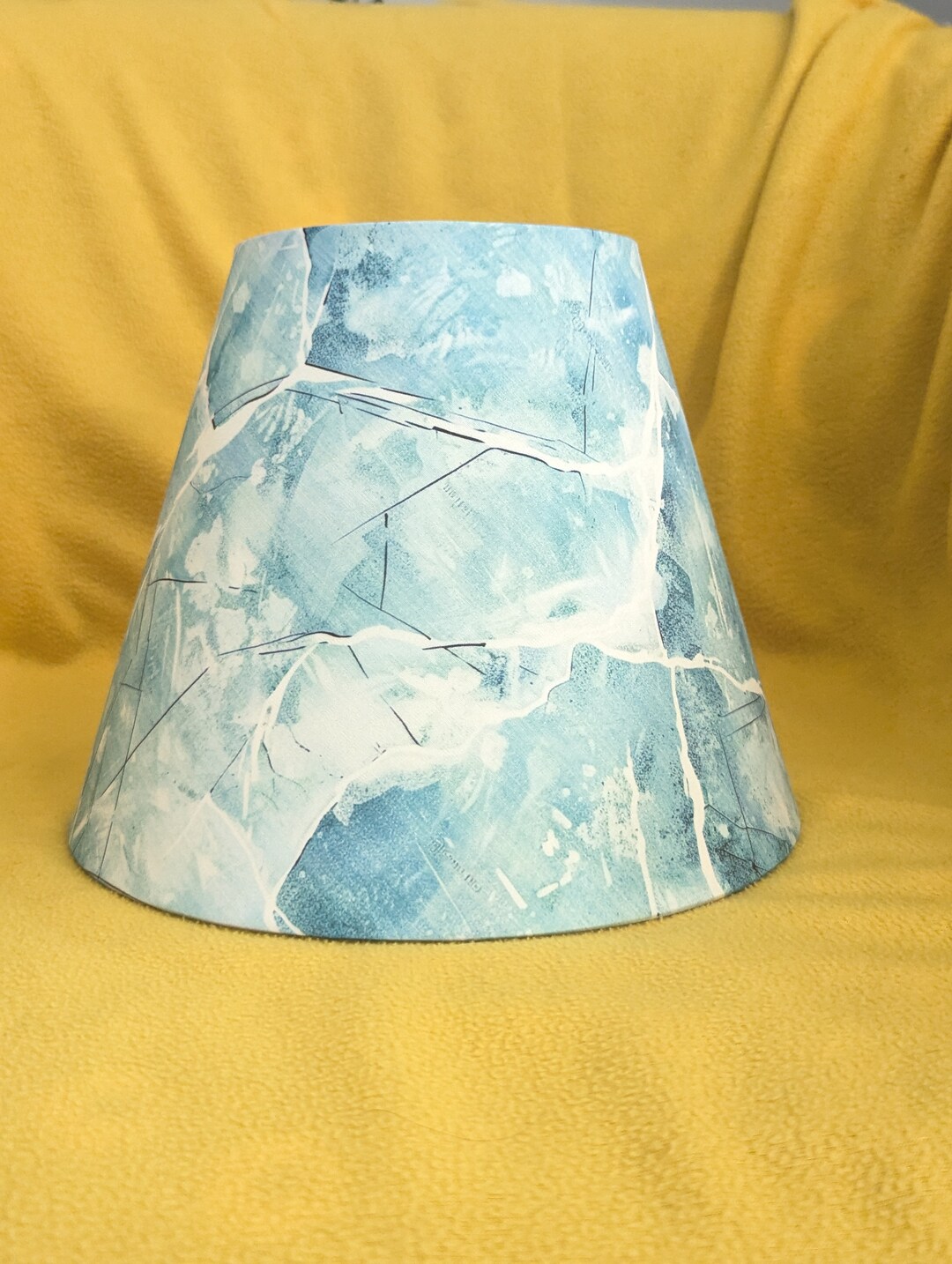 Seafoam, Teal Green Slate Look Lamp Shade. Looks Less Blue IRL. Granite ...