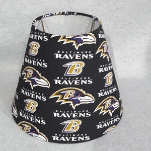 Baltimore Ravens Lamp Shade. NFL. Shades Are 9.5" X 5" X 7" Tall - Etsy