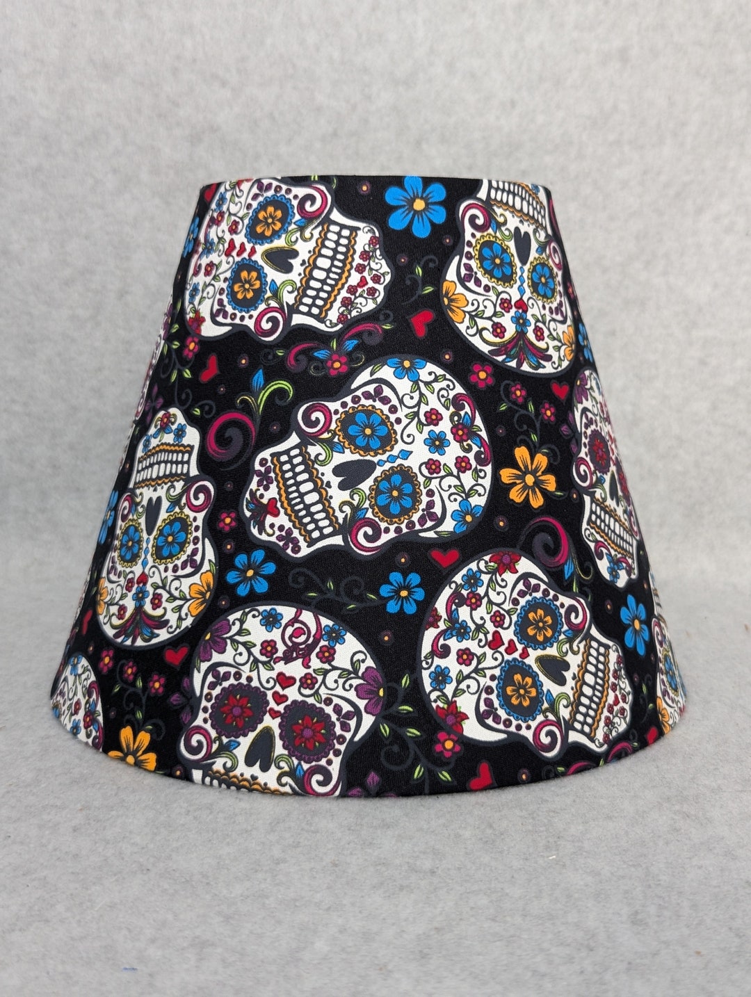 Sugar Skull Lamp Shade. Skulls. Halloween. Shades Are 9.5" X 5" X 7 ...