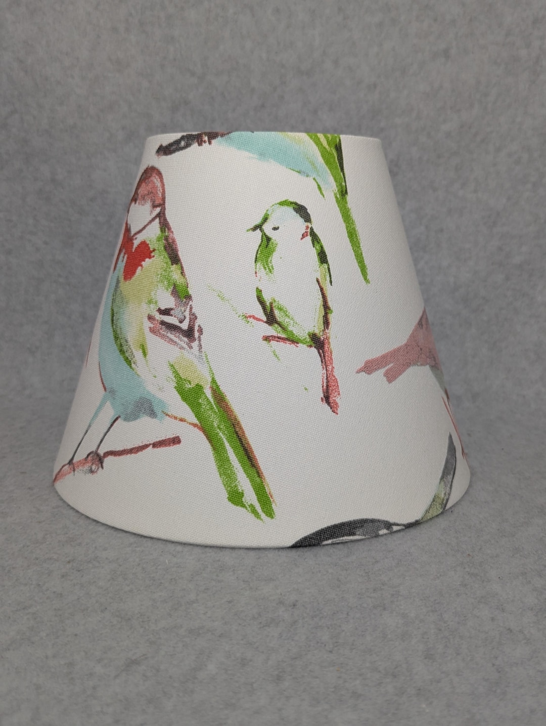Painted Birds Lamp Shade. Bird. Shades Are 9.5" X 5" X 7" Tall - Etsy