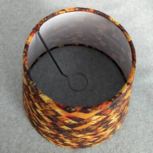 Burnt Orange Gingham Check Lamp Shade. Checkered. Red, Squares, Checker ...