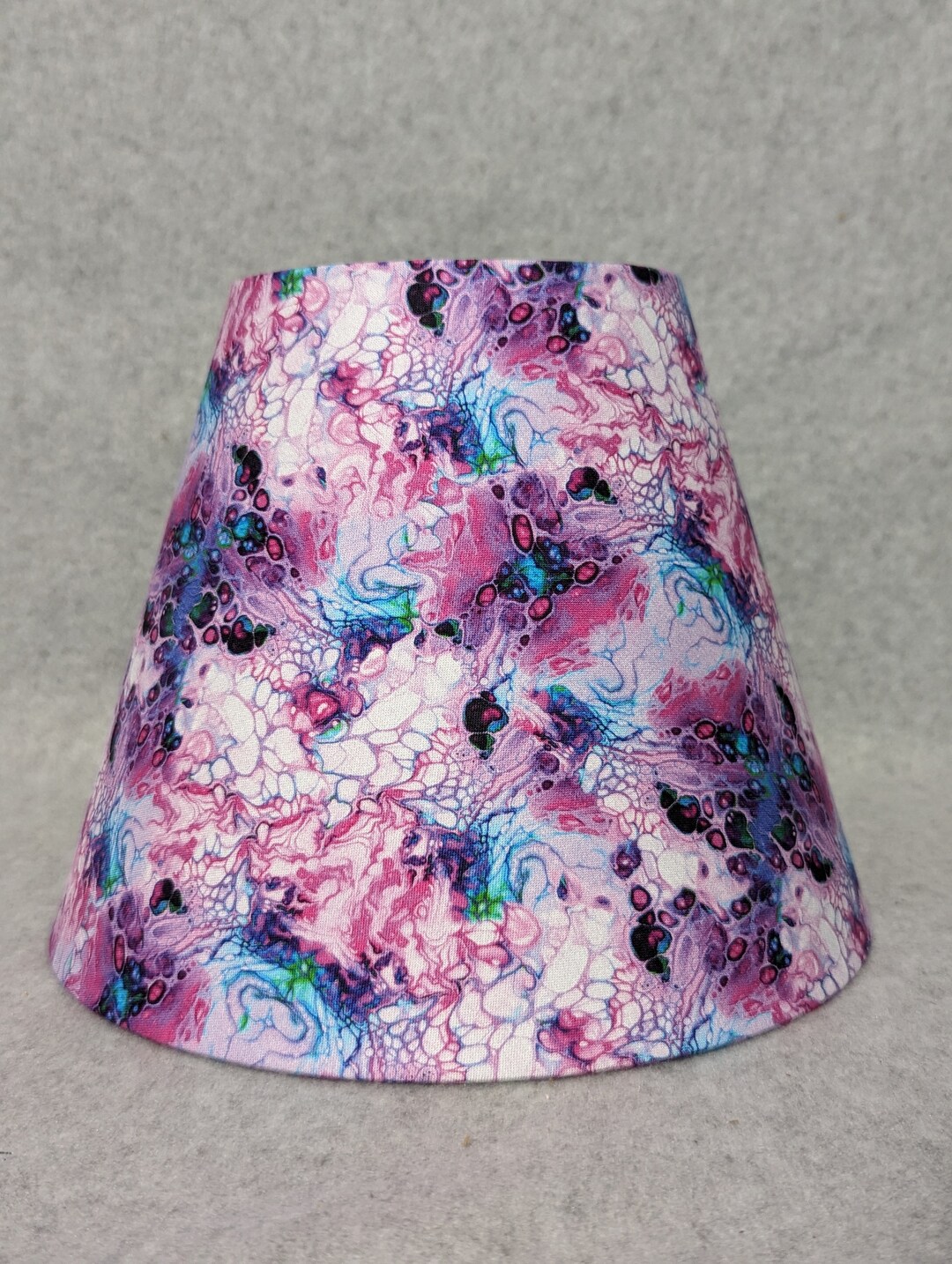 Pink. Purple, Violet, White Splatter. Painting Look Lamp Shade ...