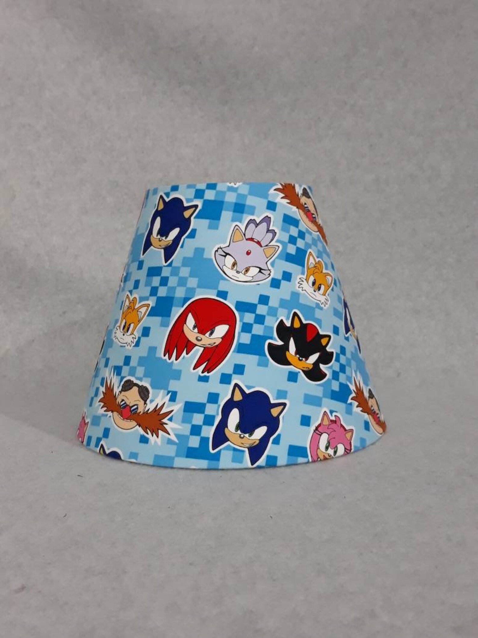 Sonic the Hedgehog Lamp Shade nintendo Sega Characters - Etsy