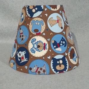 Puppy Dog Lamp Shade. Brown. .shades Are 9.5" X 5" X 7" Tall - Etsy