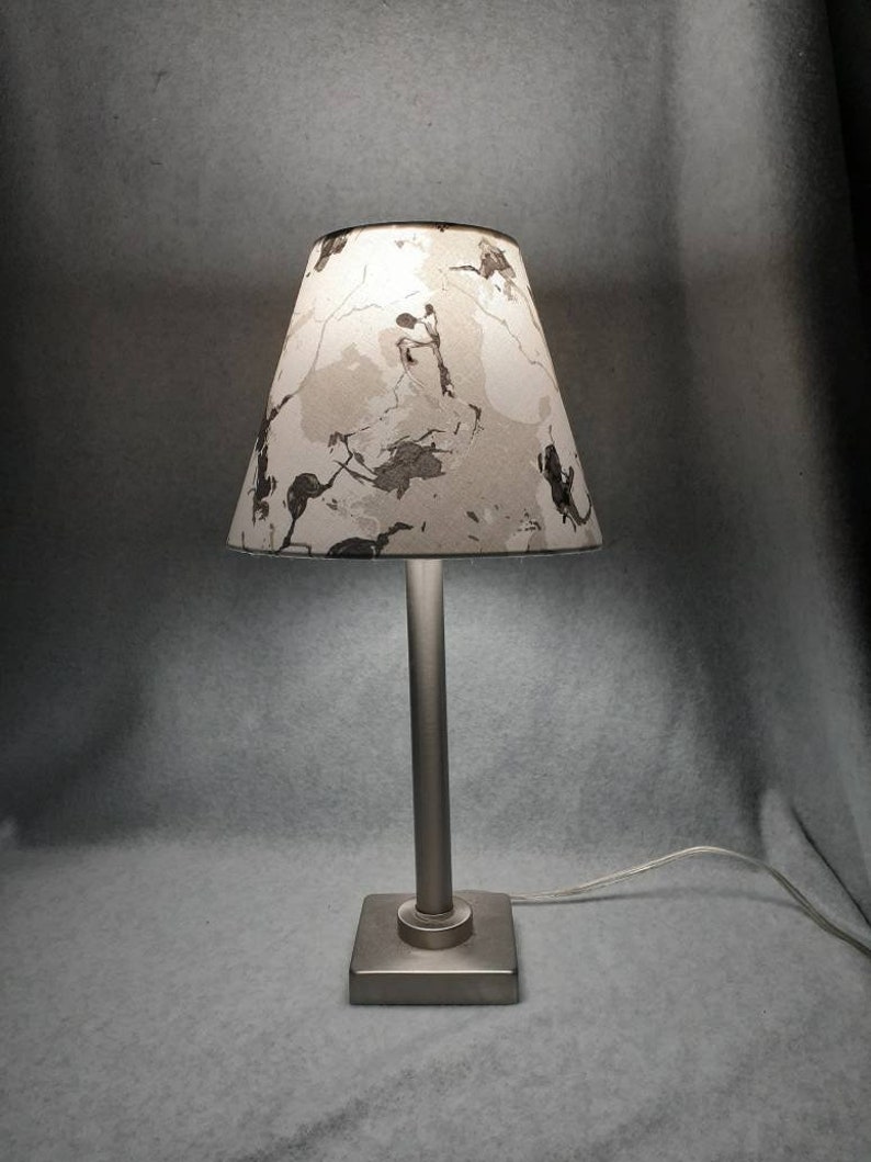 Grey / Gray Marble Appearance Lamp Shade. Marble Pattern. - Etsy