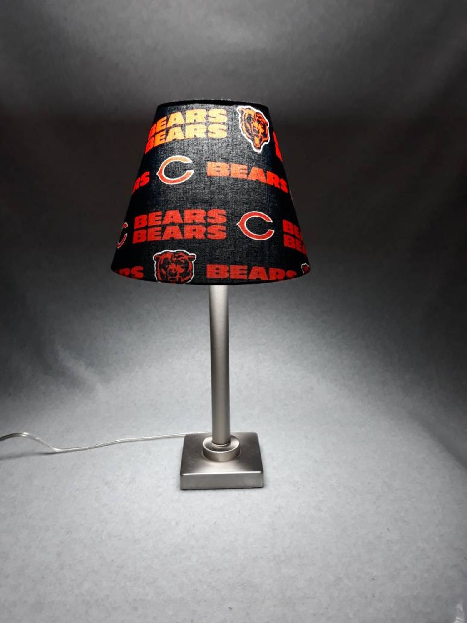 Chicago Bears Lamp Shade. NFL. Shades Are 9.5" X 5" X 7" Tall - Etsy
